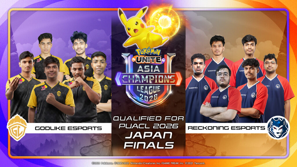 Reckoning and GodLike Esports to take India to Pokémon Unite Asia 2026 ...