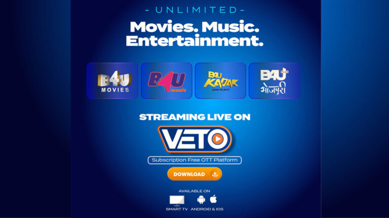 Veto onboards B4U Network channels to boost its entertainment offering ...