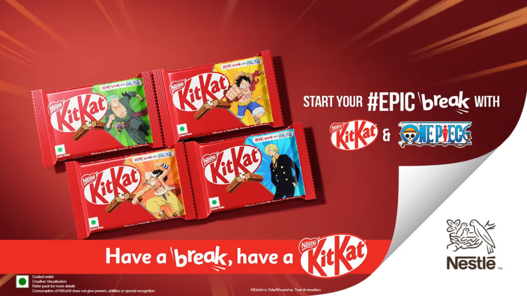 KITKAT India teams up with One Piece for anime-led campaign push ...